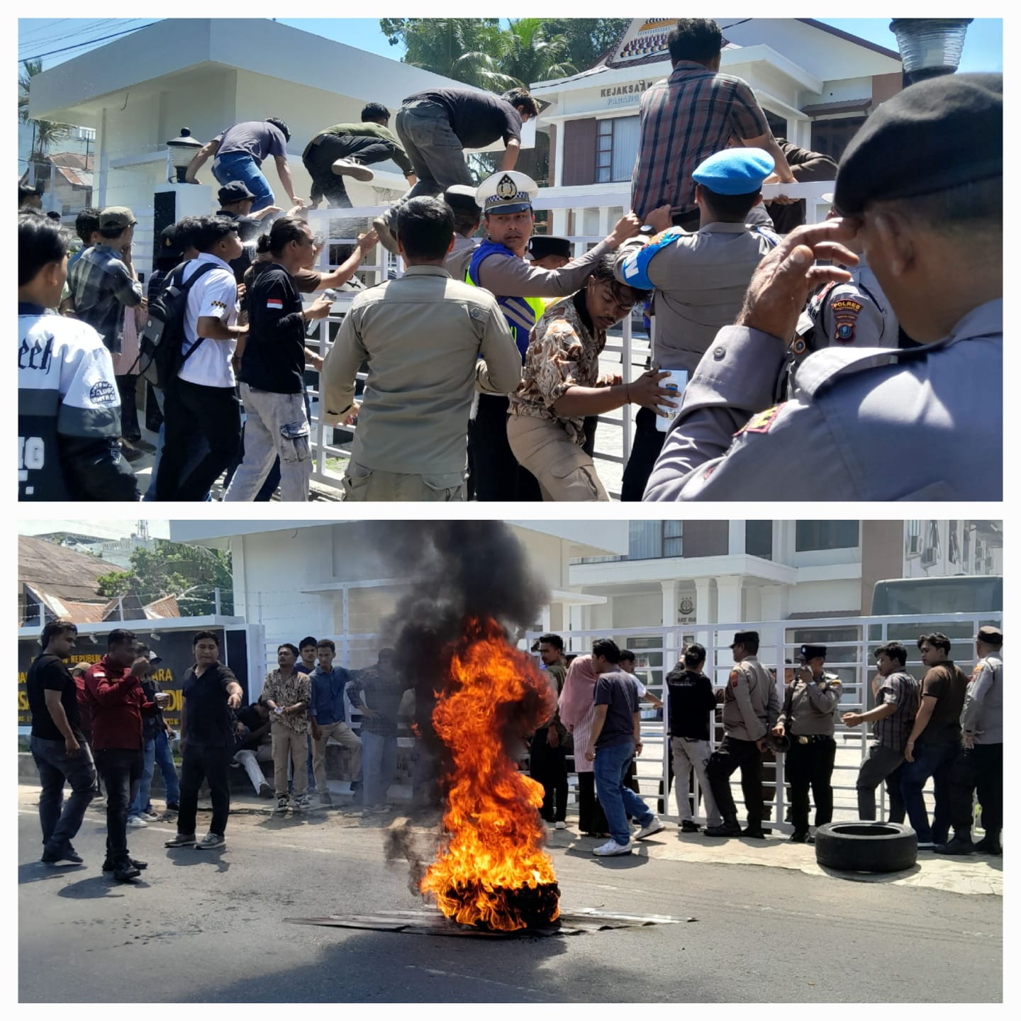 Aksi Unjuk Rasa DPP PERMADA PH Dan GEMAS Berakhir Ricuh